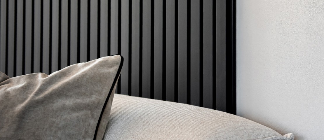 Lambris décoratif Maestro Latt Matte Black / Black - La Maison du Parquet