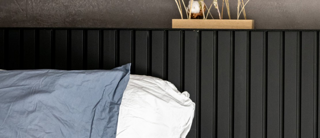 Lambris décoratif Maestro Latt Matte Black / Black - La Maison du Parquet