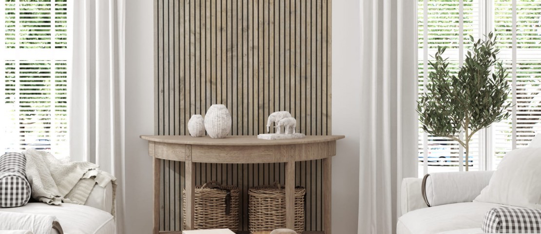 Lambris décoratif Maestro Latt Rustic Oak / Black - La Maison du Parquet