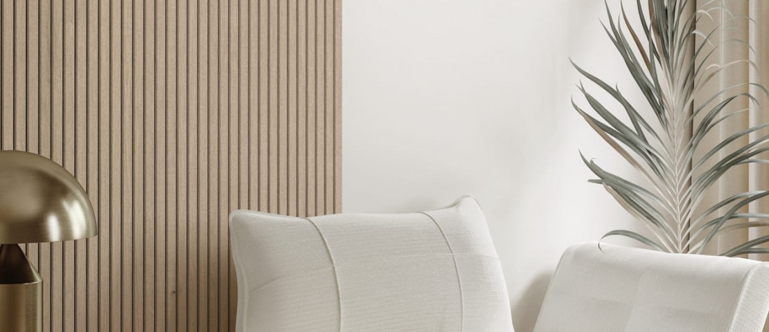 Lambris décoratif Maestro Latt Vanilla Oak / Black - La Maison du Parquet